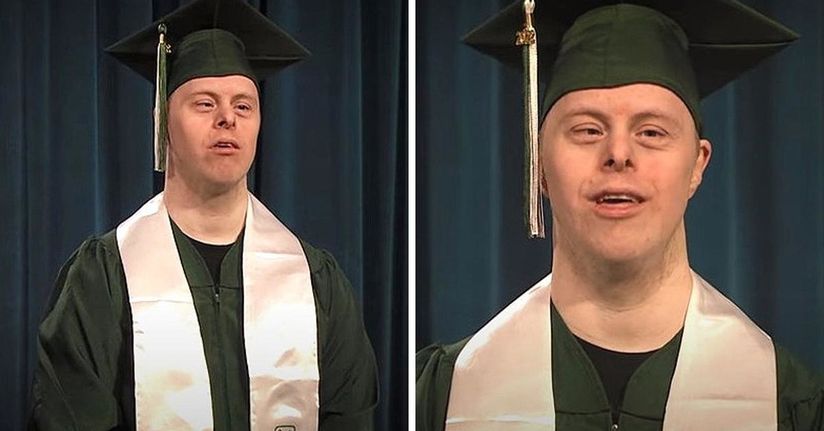Trailblazing Man with Down Syndrome Makes History as First College Graduate